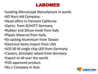 Dental Microscope (Labomed) | PDF