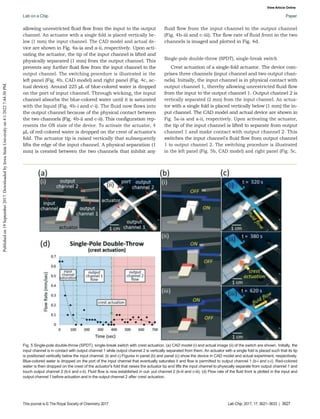 Fast, reconfigurable switch for chemical sensors | PDF