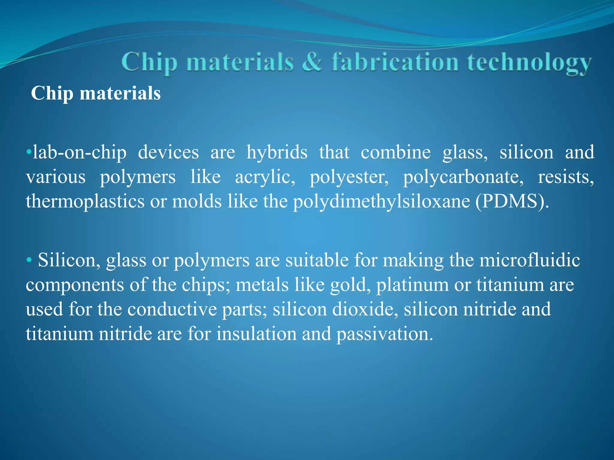 Lab on a chip | PPTX