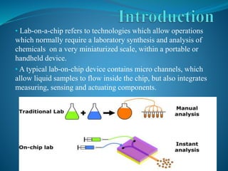 Lab on a chip | PPTX