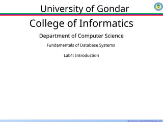Fundamentals of Database management system Lab Manual.pptx