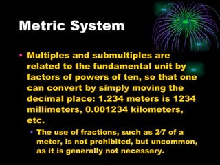 Lab one metric conversions | PPT
