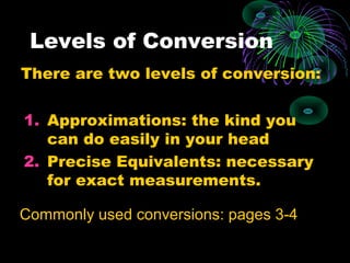 Lab one metric conversions | PPT