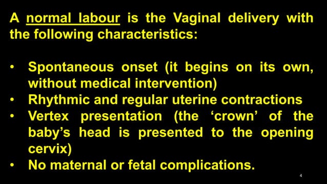 The normal labor and delivery | PPTX | Pregnancy | Reproductive Health