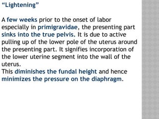 Labor, stages of labor ,cardinal movements | PPTX