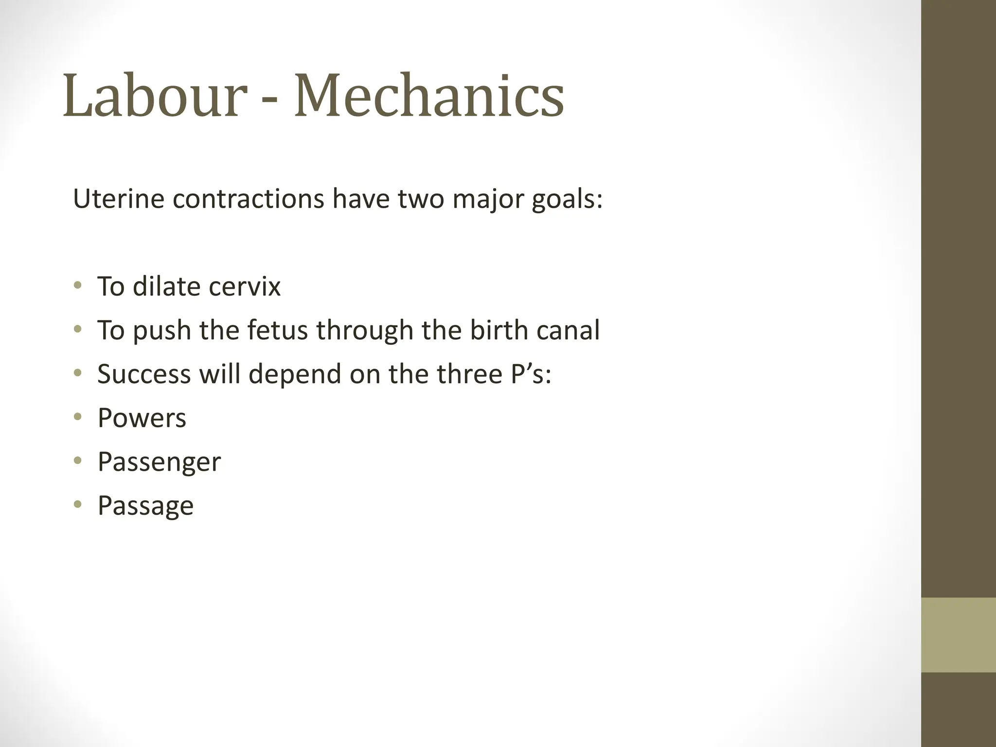 Labor ,physiology ,mechanism, pathway ,pain management during labour | PDF
