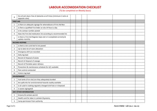 LABOR ACCOMMODATION CHECKLIST Form # HSEQ - LAC Rev 2.docx