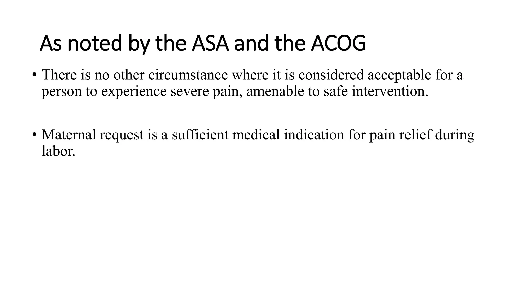 Labor analgesia | PPTX