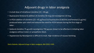 Labor analgesia what is new | PPTX