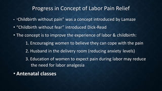 Labor analgesia what is new | PPTX