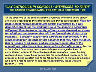 Labor and catholic school | PDF | Professional School | Postgraduate ...