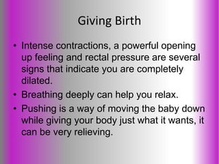 Labor and childbirth | PPTX