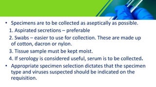 Laboratary diagnosis of viral lesions | PPTX
