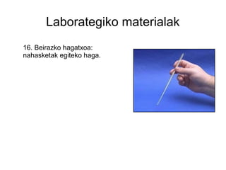 Laborategiko materialeak | PPT