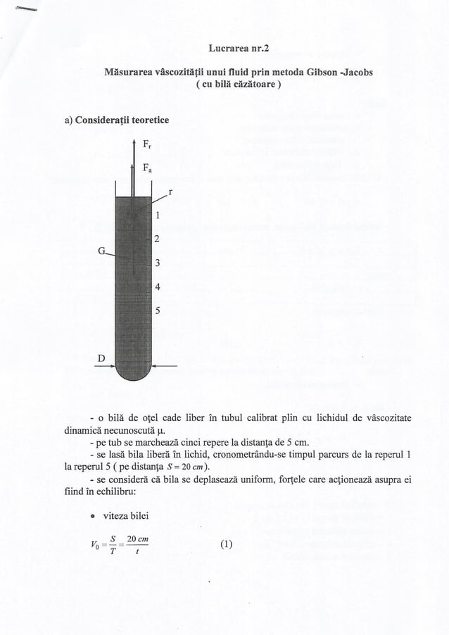 Laboratoare mecanica fluidelor | PDF