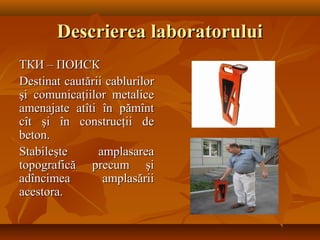 Laborator electrotehnic mobil pe cabluri | PPT