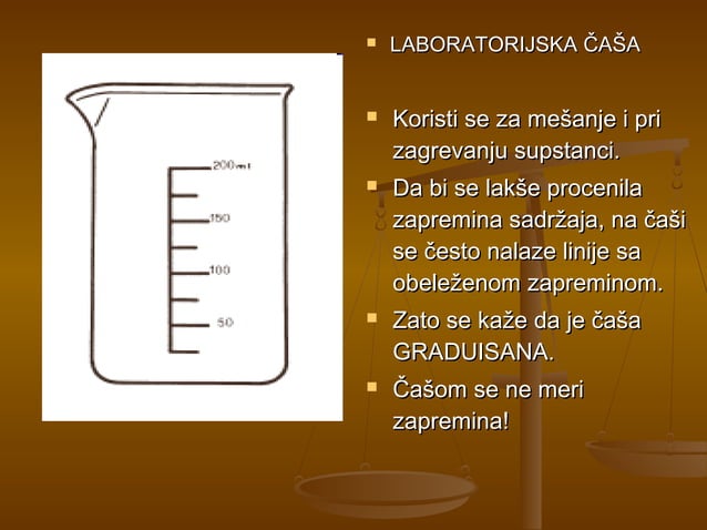 Laboratorijski pribor ivic, bogunovic. | PPT