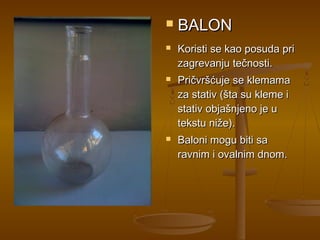 Laboratorijski pribor ivic, bogunovic. | PPT