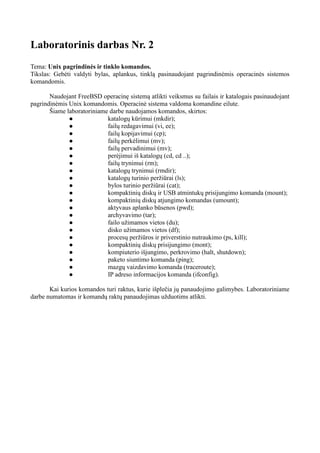 Laboratoriniu darbu aprasymas | PDF
