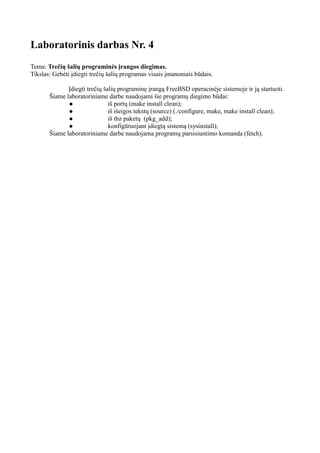 Laboratoriniu darbu aprasymas | PDF