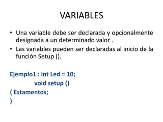 Laboratorio # 1 introducción a arduino | PPTX