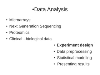 Biostatistics Unit at CIPF | PDF