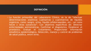 el Laboratorio clínico veterinario clases | PPTX