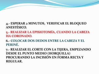 Laboratorio episiotomia y episiorrafia (1) | PPT