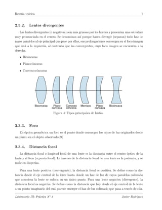 Determinación de distancia focal en espejos y lentes | PDF