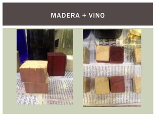 Laboratorio tec. de madera 1: Absorcion y higroscopicidad | PPTX