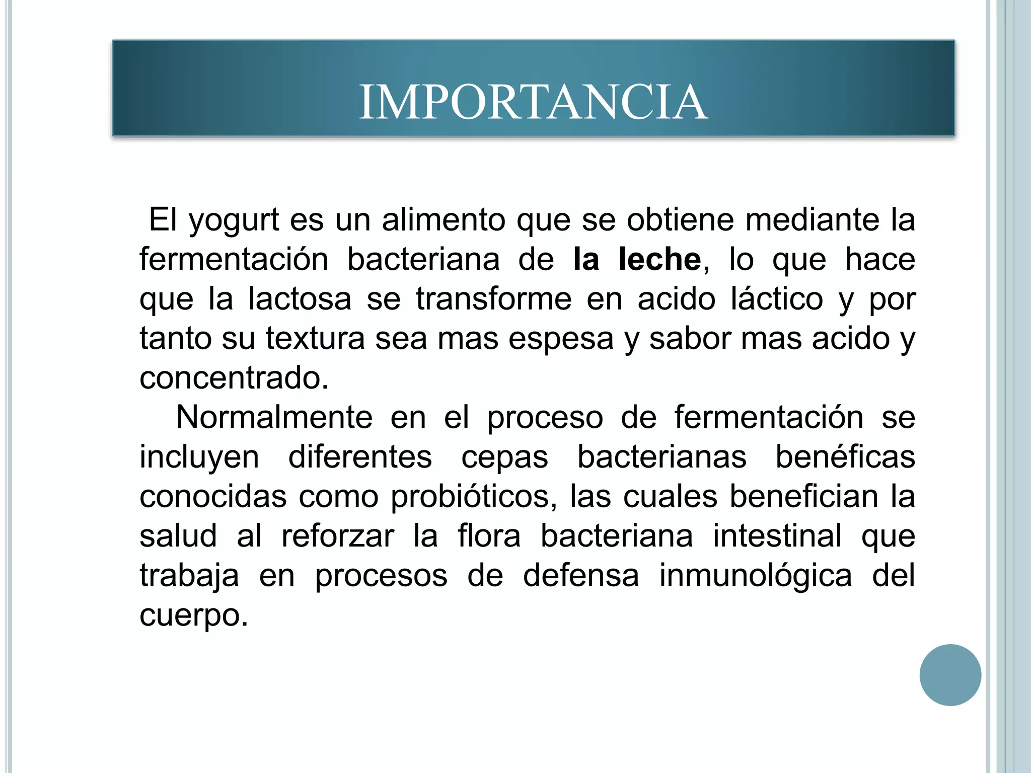 Identificación de bacterias ácido lácticas (BAL) a partir de yogurt ...