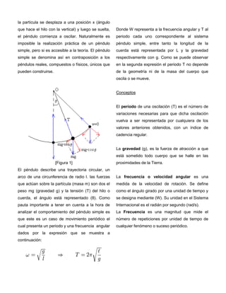 Ejercicios De Pendulo Pdf