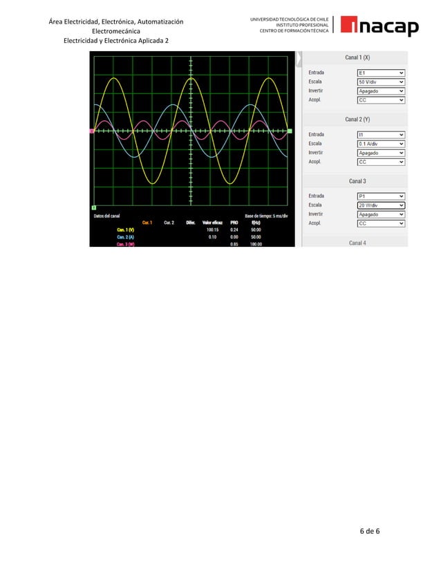 Laboratorio virtual labvolt 1 carga rlc | PDF