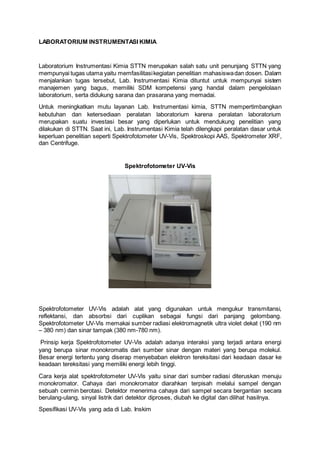Laboratorium instrumentasi kimia(1) | DOCX