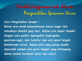 Laboratorium klinik | PPTX