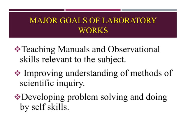 LABORATORY TEACHING METHOD | PPTX