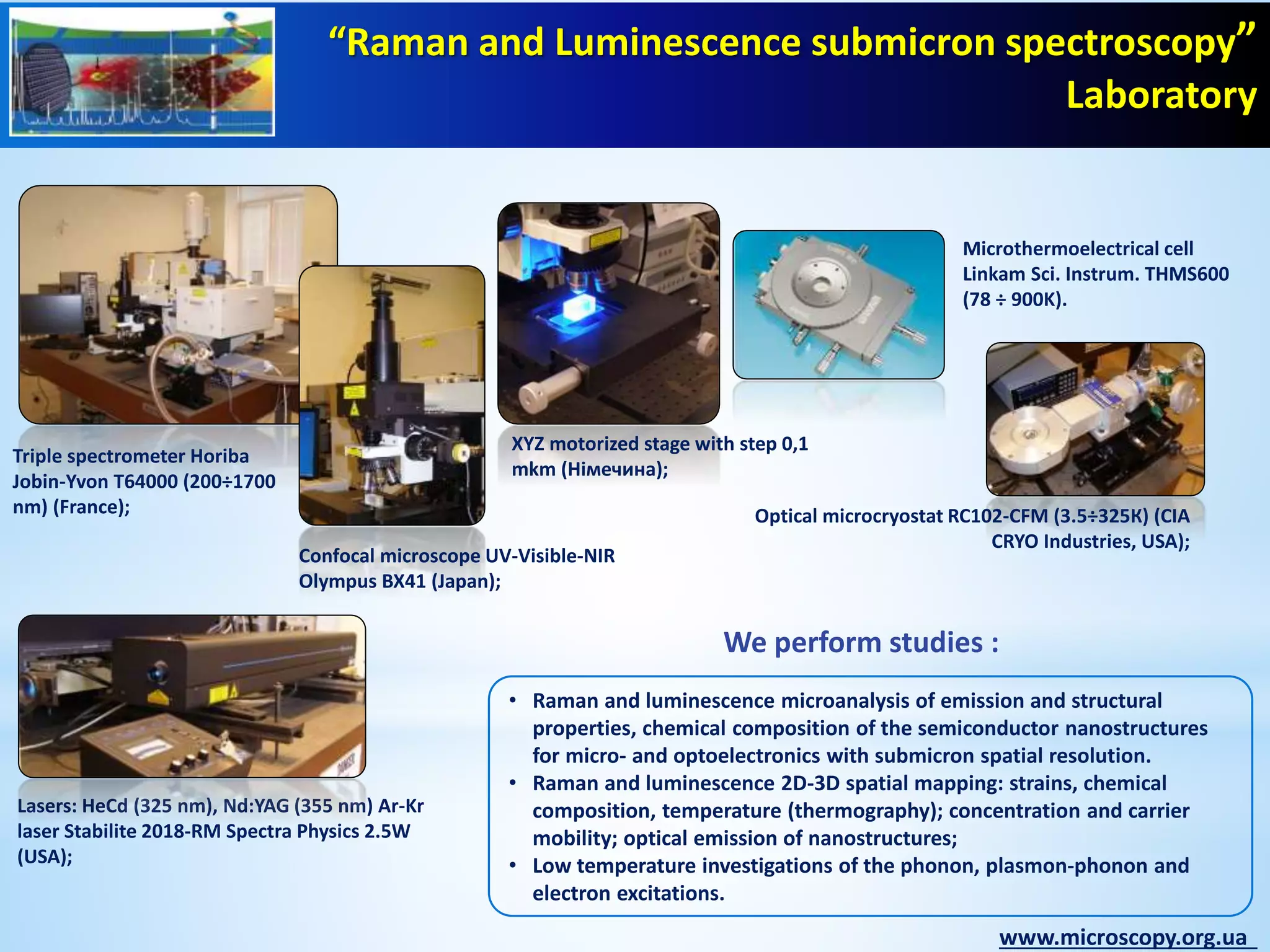 Laboratory Raman spectroscopy ISP NASU | PPTX | Chemistry | Science