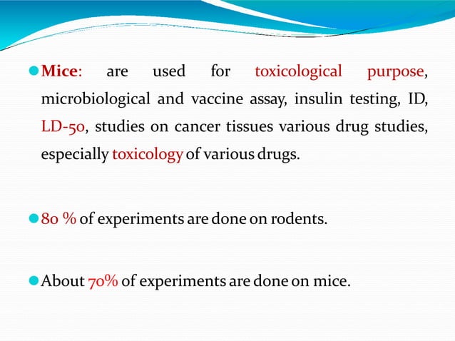 Laboratory-animals PPT.pptx | Biological Sciences | Science