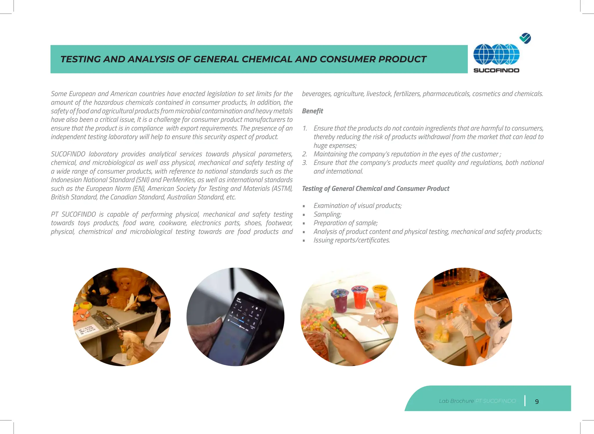 Laboratory-Brochure-SUCOFINDO.pdf HARGA PENAWARAN SUCOFINDO | PDF