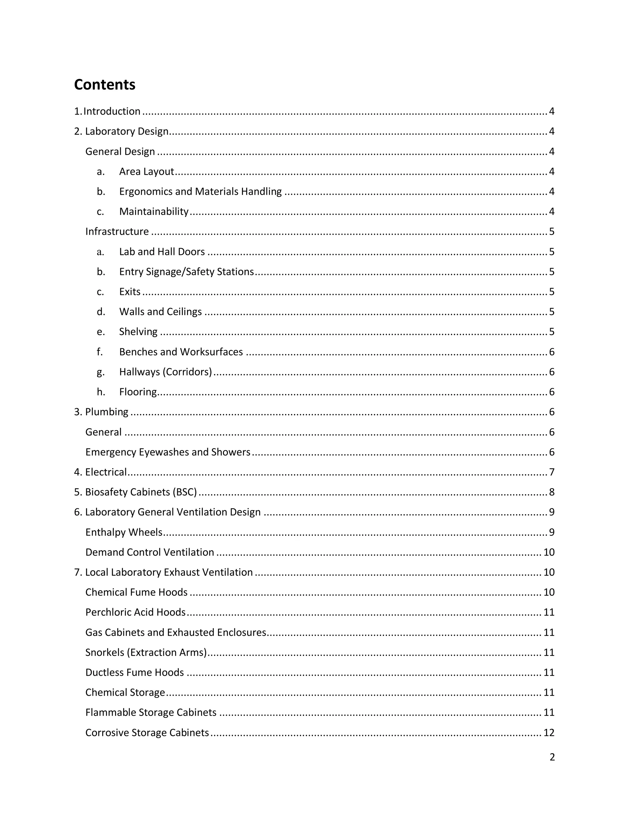 laboratory-design-guidelines. for post graduate | PDF