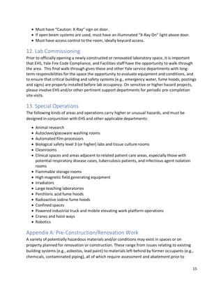 laboratory-design-guidelines. for post graduate | PDF