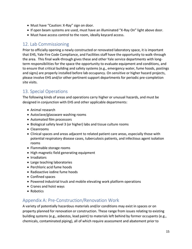 laboratory-design-guidelines. for post graduate | PDF