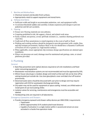 laboratory-design-guidelines. for post graduate | PDF