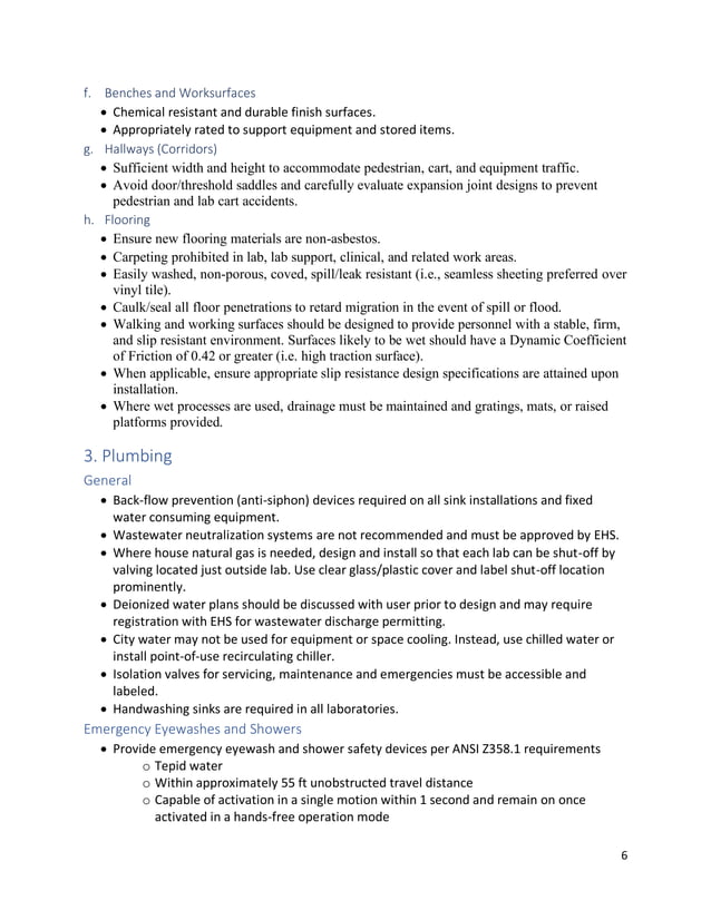 laboratory-design-guidelines. for post graduate | PDF