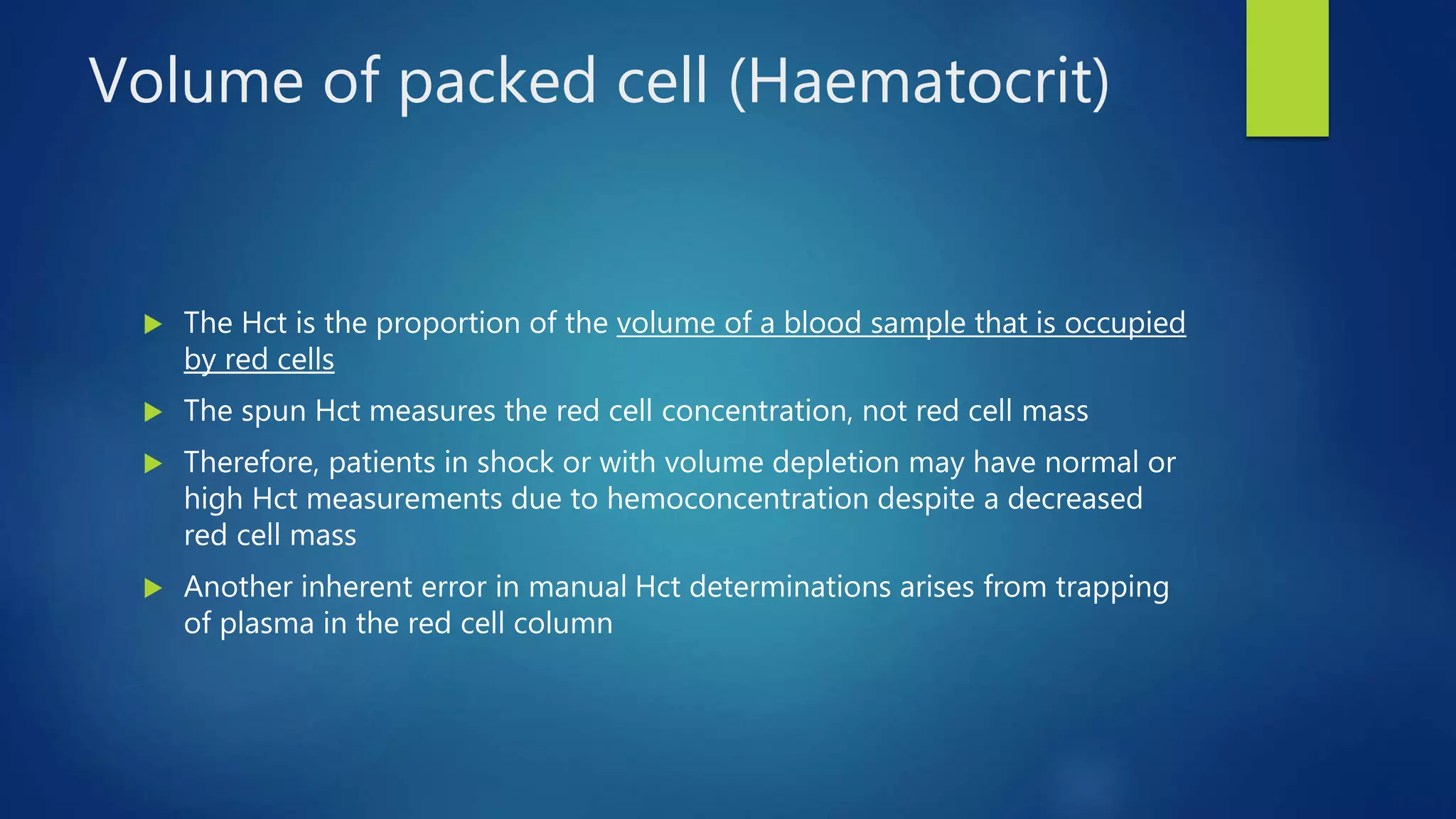 Laboratory hematology | PPTX