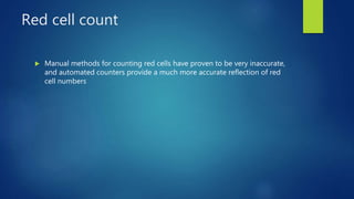 Laboratory hematology | PPTX