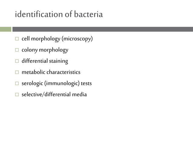 Laboratory identification-of-clinically-significant-bacteria | PPTX ...