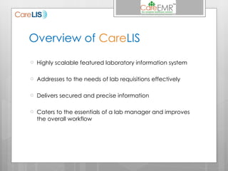 Laboratory Information Systems LIS Software | PPT