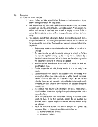 LABORATORY #1 Collection and Preparation for Soil Samples.docx