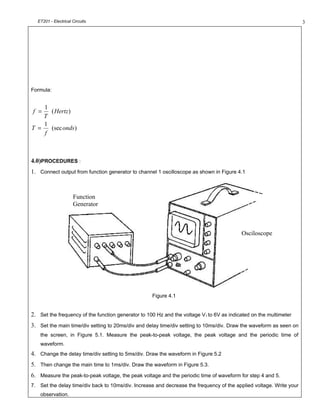 Laboratory 1 et201 | DOC | Consumer Electronics | Technology & Computing